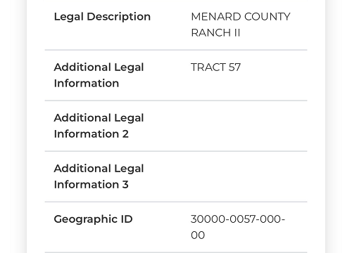FINDARANCH.com | Properties for Sale | Tract 57 42 5 Acres In Menard ...